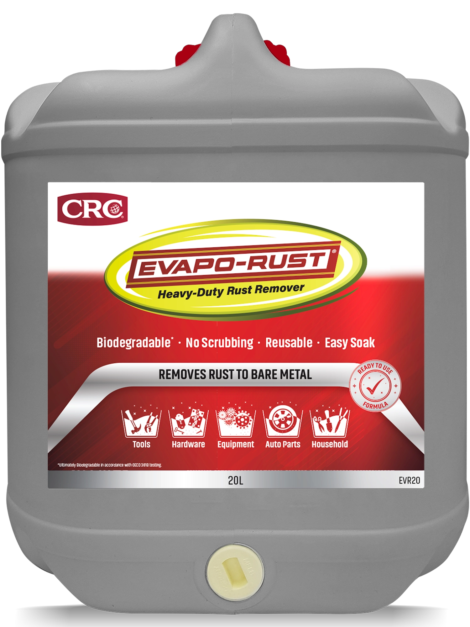 CRC Evapo-Rust - Ready To Use and Spray Gel Rust Remover